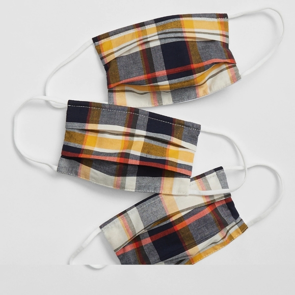 GAP | Accessories | 42 Gap Boys Plaid Face Mask | Poshmark